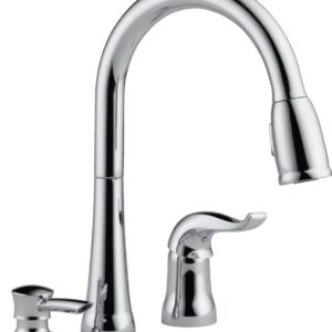 DELTA FAUCET 16970-SD-DST Kate Pull-Down, 4.00 x 13.00 x 20.00 inches, Chrome