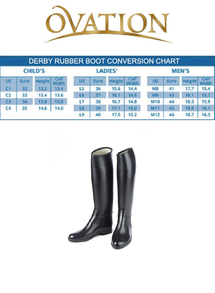 Ovation Derby/Cottage Craft Ladies Rubber Boots 8