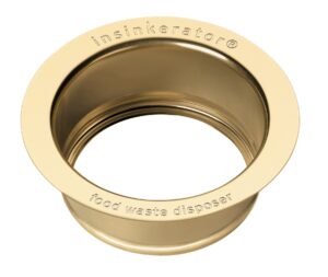 insinkerator sink flange, french gold, flg-fg