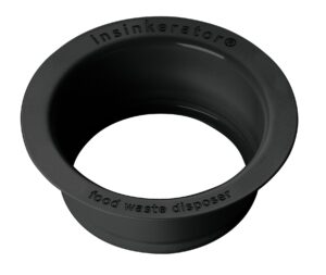 insinkerator flg-mtblk, sink flange, matte black