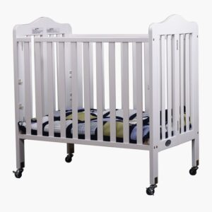 orbelle trading noa three level portable crib, white, standard size