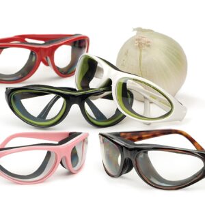 RSVP International Onion Goggles, Fog Free Lenses, Safely Prepare Food Without Tears, One Size, Tortoise