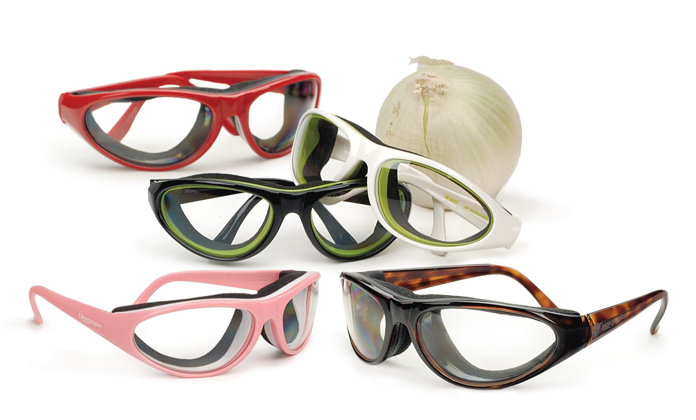 RSVP International Onion Goggles, Fog Free Lenses, Safely Prepare Food Without Tears, One Size, Tortoise