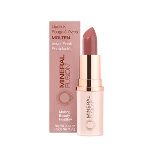 mineral fusion lipstick, molten, .137 ounce