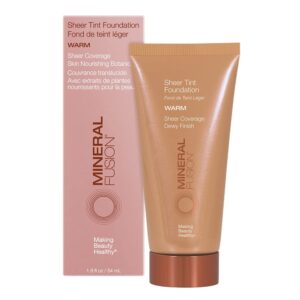 mineral fusion sheer tint foundation, warm, 1.8 fl oz (packaging may vary)