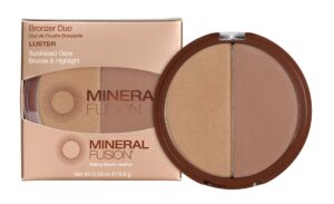 mineral fusion bronzer duo luster, 0.29 oz