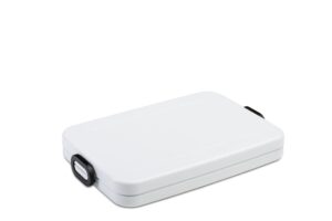 mepal take a break flat lunchbox, white