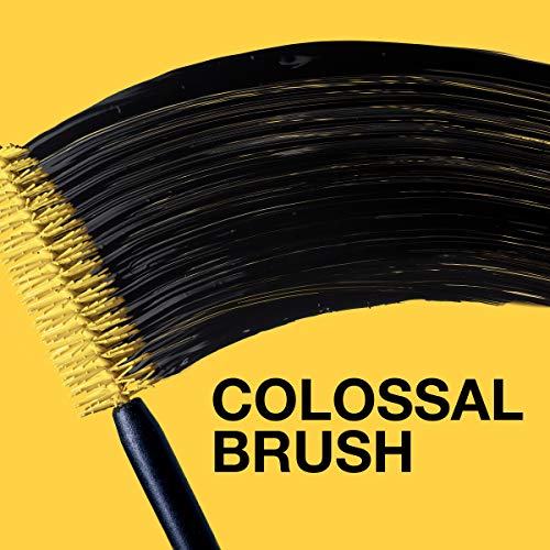 Maybelline Volum' Express Colossal Waterproof Mascara Makeup, Volumizing, Glam Black, 1 Count