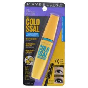 maybelline volum' express the colossal waterproof mascara, volumizing, classic black