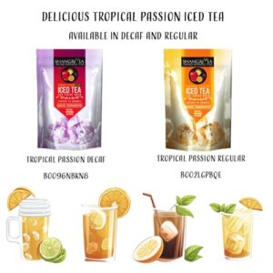 Shangri-La Tea Company Iced Tea Bags, Tropical Passion, Unsweetened and All Natural, Brews 2 Quarts Per Tea Bag, (6 Count) (5051)