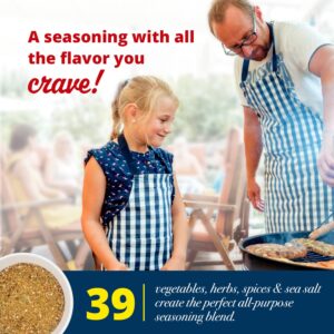 Spike Seasoning, Original Gourmet Magic Seasoning Salt Blend - Seasonings and Spices for Cooking, Popcorn Seasoning, All-Purpose Seasoning for More Flavorful, Healthy Meals, 14 Oz.