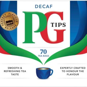 PG Tips Decaf 70 Ct Tea Bags - 2 Pack