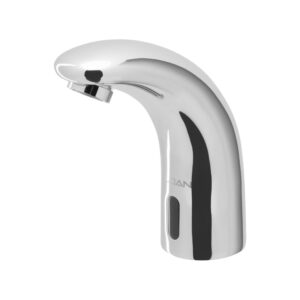 Sloan SF-2450 Sensor Activated Touch-Free Faucet, Commercial Grade with Mounting Hardware - 0.5 GPM Battery-Powered Deck-Mounted Mid Body, Polished Chrome Finish, 3362124