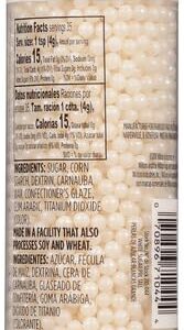 Wilton Sugar Pearls, White, 5 Oz, Non Toxic