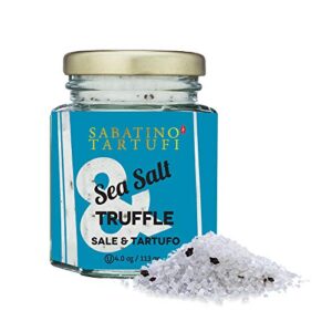 Sabatino Tartufi Truffle Salt Seasoning, All Natural Gourmet Truffle Salt, Sicilian Sea Salt,Kosher, Non-Gmo Project Certified, 4 oz