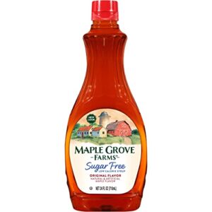 maple grove farms, syrup, sugar free, 24 ounce