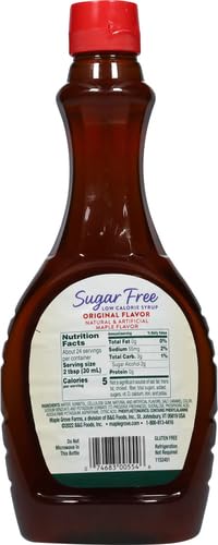 Maple Grove Farms, Syrup, Sugar Free, 24 Ounce