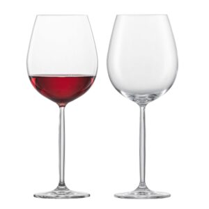 schott zwiesel diva burgundy glass, twin pack