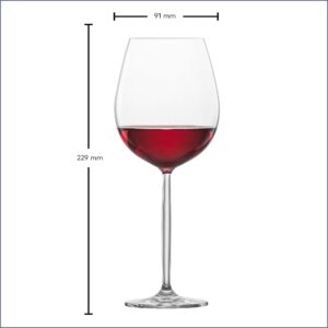 Schott Zwiesel Diva Burgundy Glass, Twin Pack