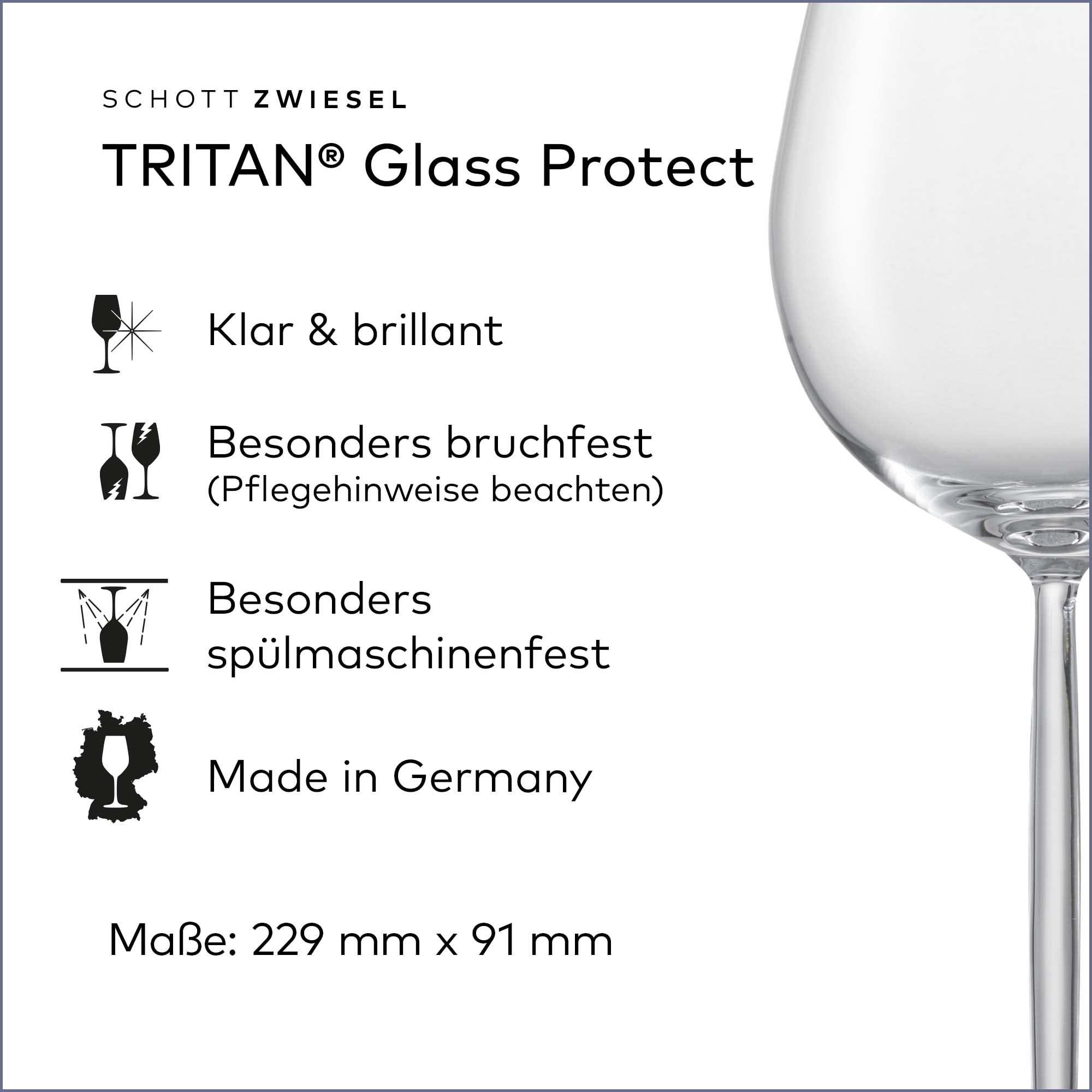 Schott Zwiesel Diva Burgundy Glass, Twin Pack