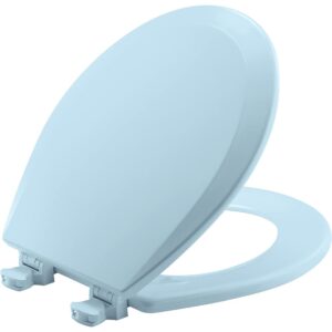 bemis 500ec 464 500ec464 toilet seat, 1 pack round, dresden blue