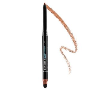 sephora collection retractable waterproof eyeliner 12 glitter copper