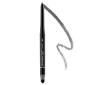 sephora collection retractable waterproof eyeliner 11 matte charcoal