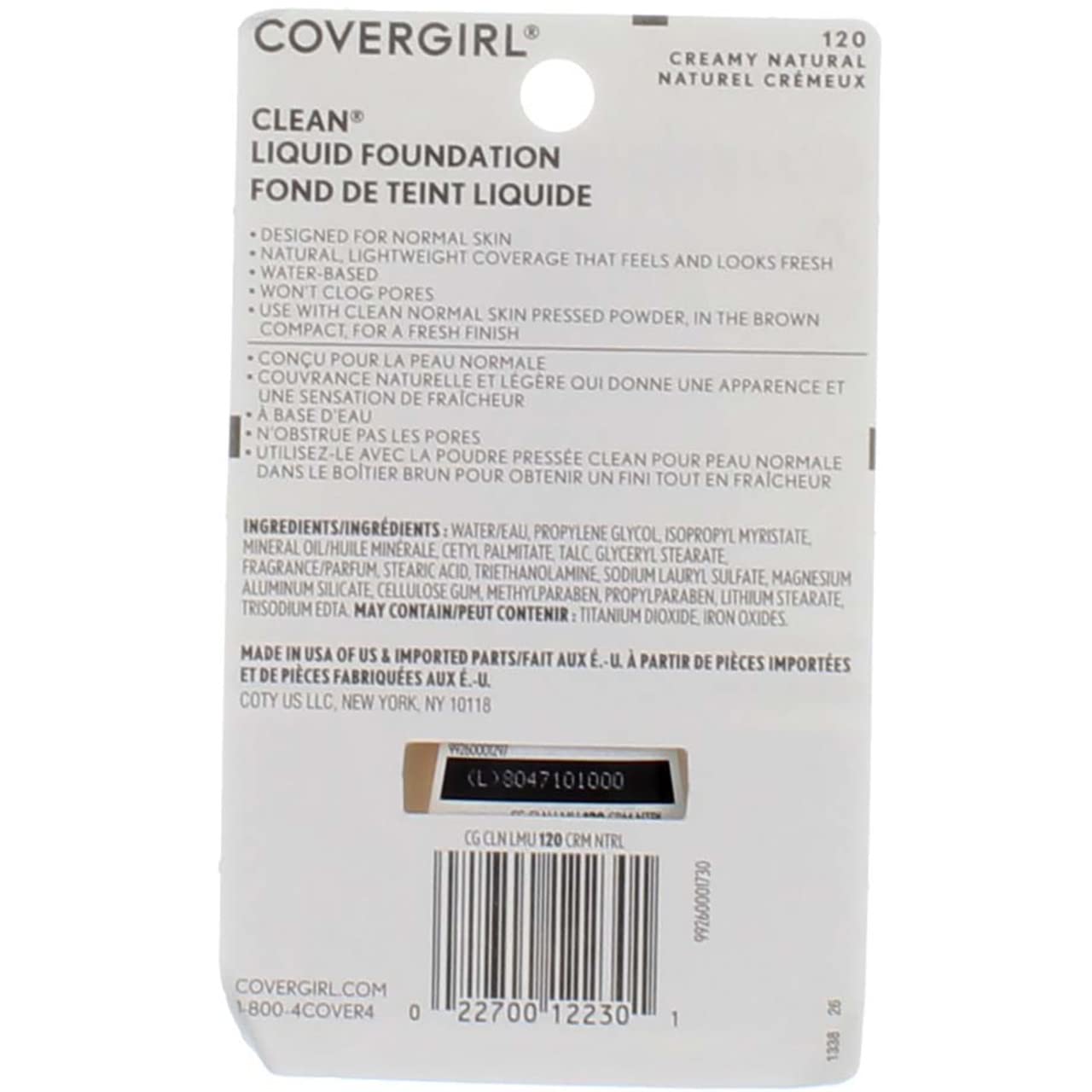 COVERGIRL Clean Liquid Makeup, Soft Honey (W) 155, 1.0-Ounce Bottles (Pack of 2)