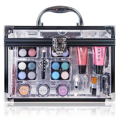 SHANY Carry All Trunk Makeup Set (Eye shadow palette/Blushes/Powder/Nail Polish and more)