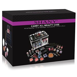 SHANY Carry All Trunk Makeup Set (Eye shadow palette/Blushes/Powder/Nail Polish and more)