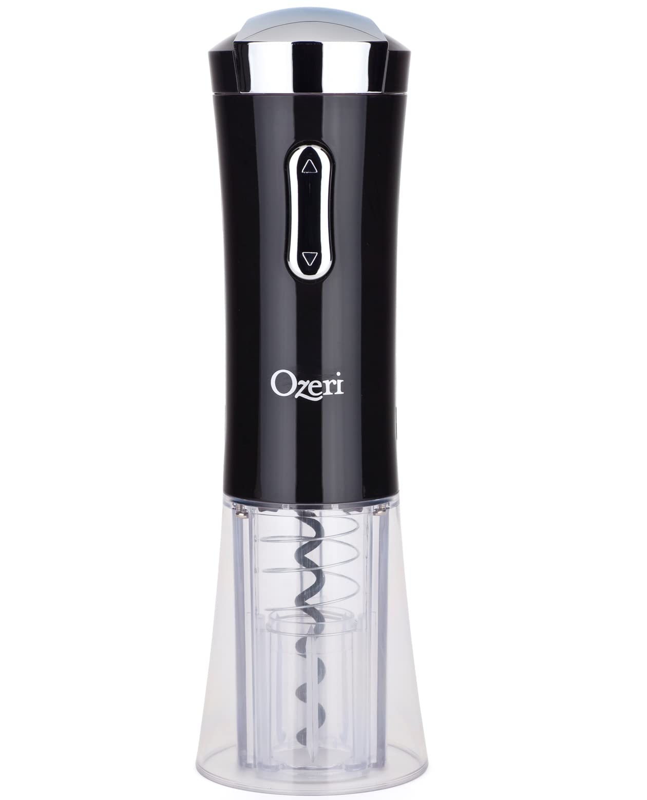 Ozeri Nouveaux Electric Removable Free Foil Cutter Wine Opener, Black