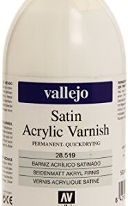 Vallejo Model Color 500 ml Satin Liquid Varnish, 28519