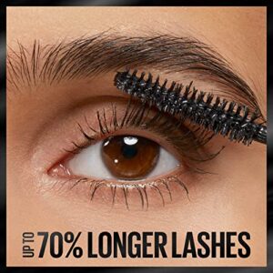 Maybelline Lash Stiletto Ultimate Length Washable Mascara, Very Black, 1 Count