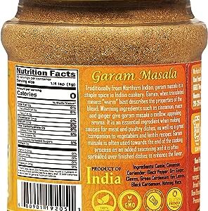 Rani Garam Masala Indian 11-Spice Blend 3oz (85g) PET Jar ~ All Natural, Salt-Free | Vegan | No Colors | Gluten Friendly | NON-GMO| Kosher | Indian Origin