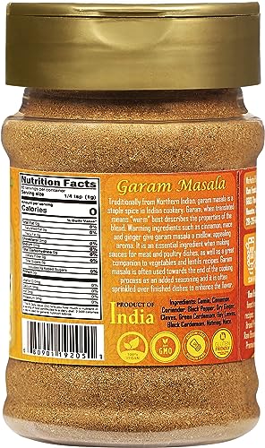 Rani Garam Masala Indian 11-Spice Blend 3oz (85g) PET Jar ~ All Natural, Salt-Free | Vegan | No Colors | Gluten Friendly | NON-GMO| Kosher | Indian Origin