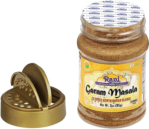 Rani Garam Masala Indian 11-Spice Blend 3oz (85g) PET Jar ~ All Natural, Salt-Free | Vegan | No Colors | Gluten Friendly | NON-GMO| Kosher | Indian Origin