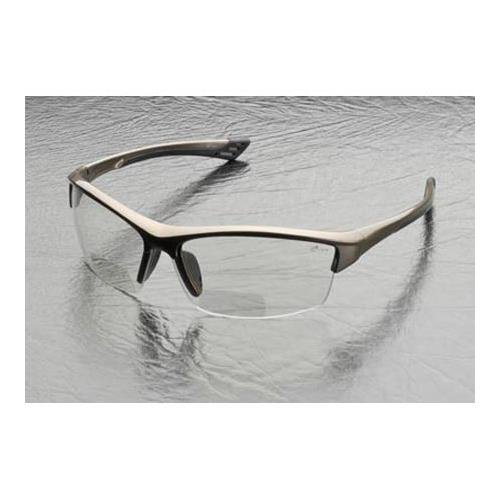 Delta Plus RX-350C 1.5 Diopter Bifocal Safety Glasses, Metallic Brown Frame/Clear Lens