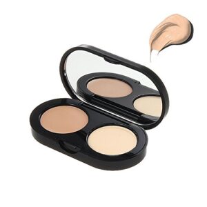 bobbi brown new creamy concealer kit, sand + pale yellow sheer finished pressed powder, 0.11 oz