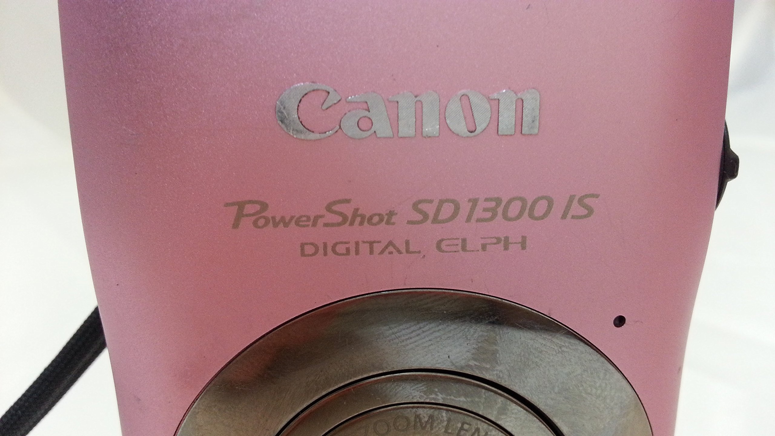 Canon PowerShot SD1300IS 12 MP Digital Camera with 4x Wide Angle Optical Image Stabilized Zoom and 2.7-Inch LCD (Pink)