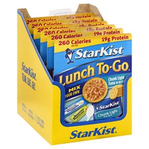 StarKist Lunch To-Go Chunk Light Mix Your Own Tuna Salad, 4.1 Ounce Kit, 12 Pack