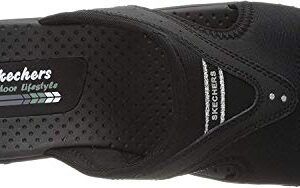 Skechers Women's Reggae Sun Fest Sandal, Black, 11 M US