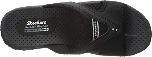 Skechers Women's Reggae Sun Fest Sandal, Black, 11 M US