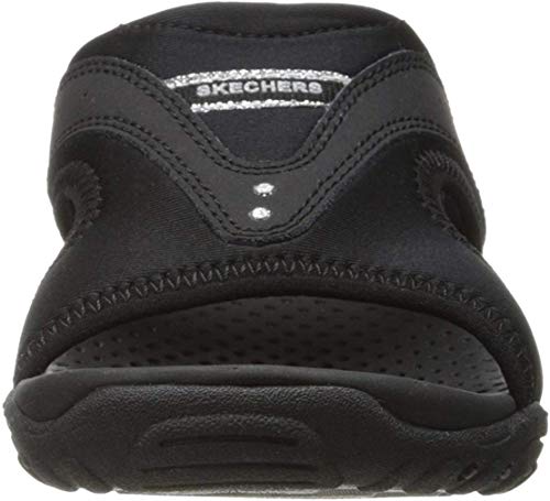 Skechers Women's Reggae Sun Fest Sandal, Black, 11 M US