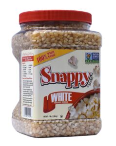 snappy white popcorn, 4 pounds