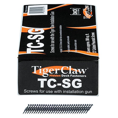 Tiger Claw Coated Steel Pneumatic Scrails Fasteners - 930 pcs. for Approx. 500 Square feet - TC-SG