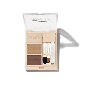 Milani Brow Fix Kit - Vegan, Cruelty-Free Eyebrow Color that Fills and Shapes Brows (Medium)