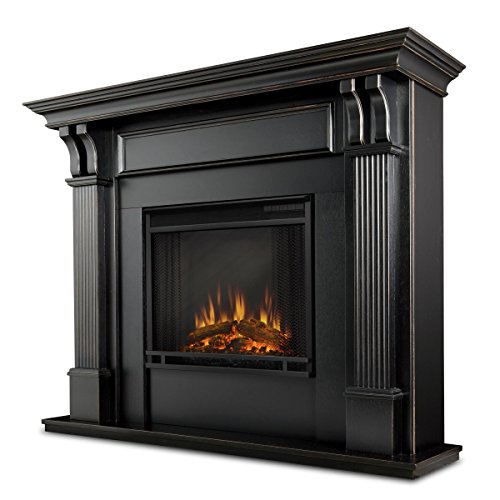 Real Flame 7100E-M 7100E Ashley Electric Fireplace, Medium, Mahogany