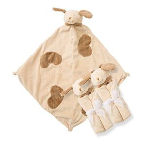 Angel Dear - Light Brown Puppy, Pair and A Spare Blankie Set