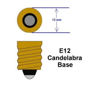 Bulbrite LED Colors C7 Non-Dimmable Candelabra Screw Base (E12) Light Bulb 5 Watt Equivalent Orange 1-Pack