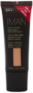 iman cosmetics luxury radiance liquid makeup, clay 3